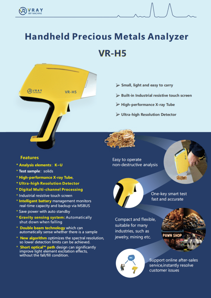 Download VRAY Catalogs and Portable XRF Metal Analyzer Manuals | VRAY Instrument
