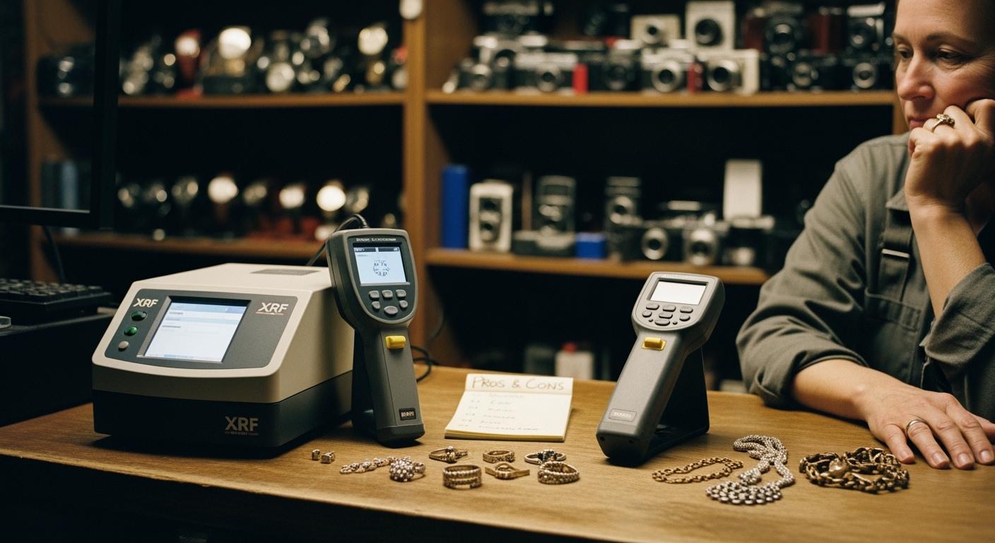 Benchtop vs. Handheld XRF Gold Analyzers for Pawn Shops: A Technical Guide